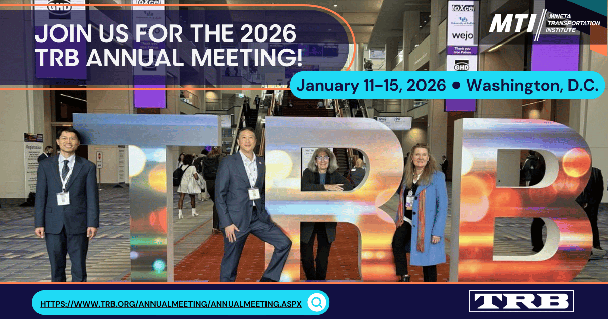 TRB Presentations 2026 | Mineta Transportation Institute