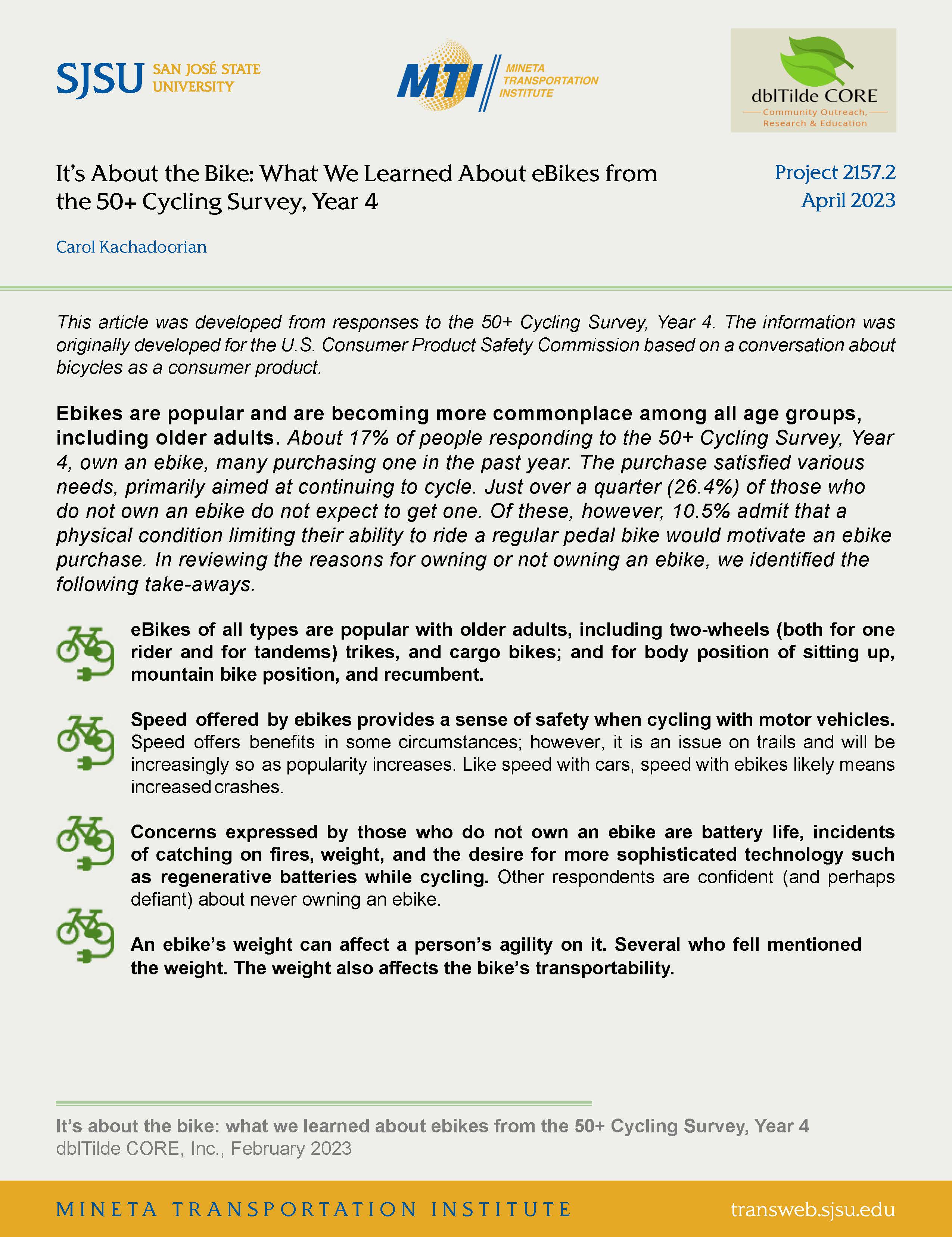 It’s About the Bike: What We Learned About eBikes from the 50+ Cycling ...