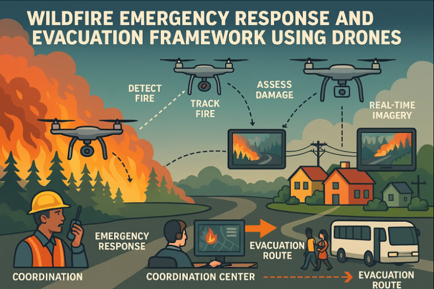 Wildfire Emergency Response and Evacuation Framework Using Drones ...
