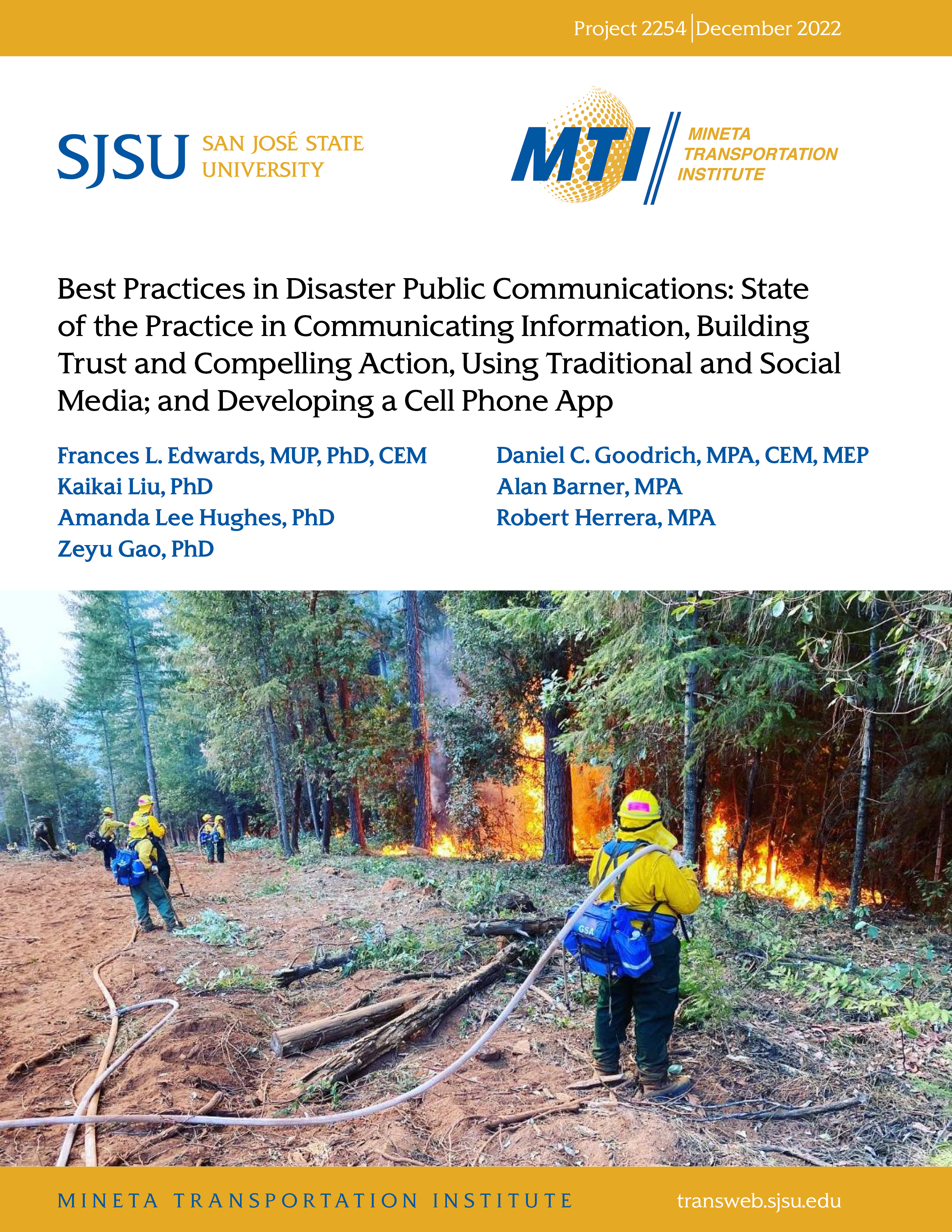 Best Practices in Disaster Public Communications: Evacuation Alerting ...